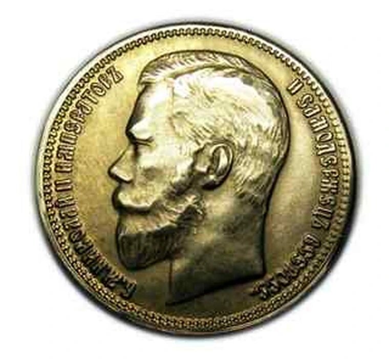 37 рублей 50 копеек 1902 г 100 франков, сувенирная копия в мельхиоре монеты, нумизматика, деньги для коллекции