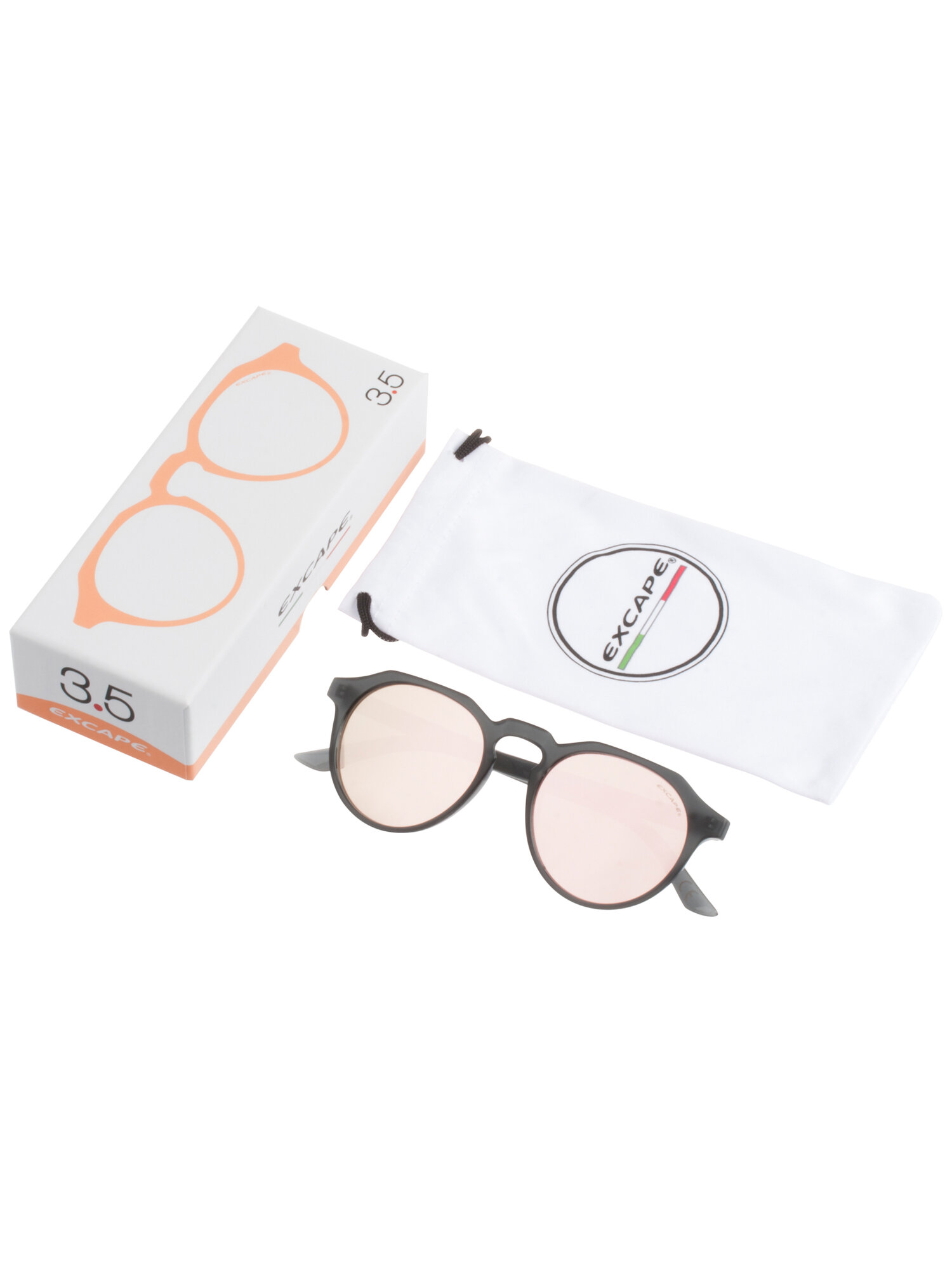 Солнцезащитные очки Excape, поликарбонатные линзы, пластик, летние, унисекс