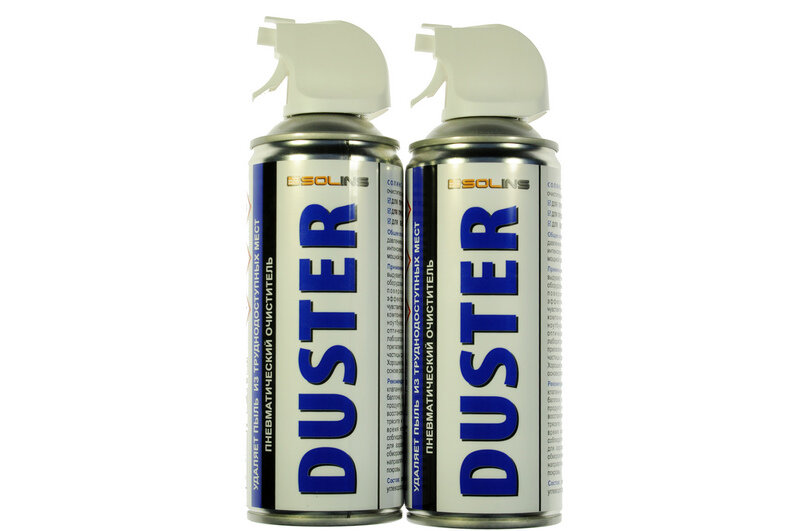 Solins DUSTER аэрозоль 400 мл (сжатый воздух для продувки от пыли) 1 шт.
