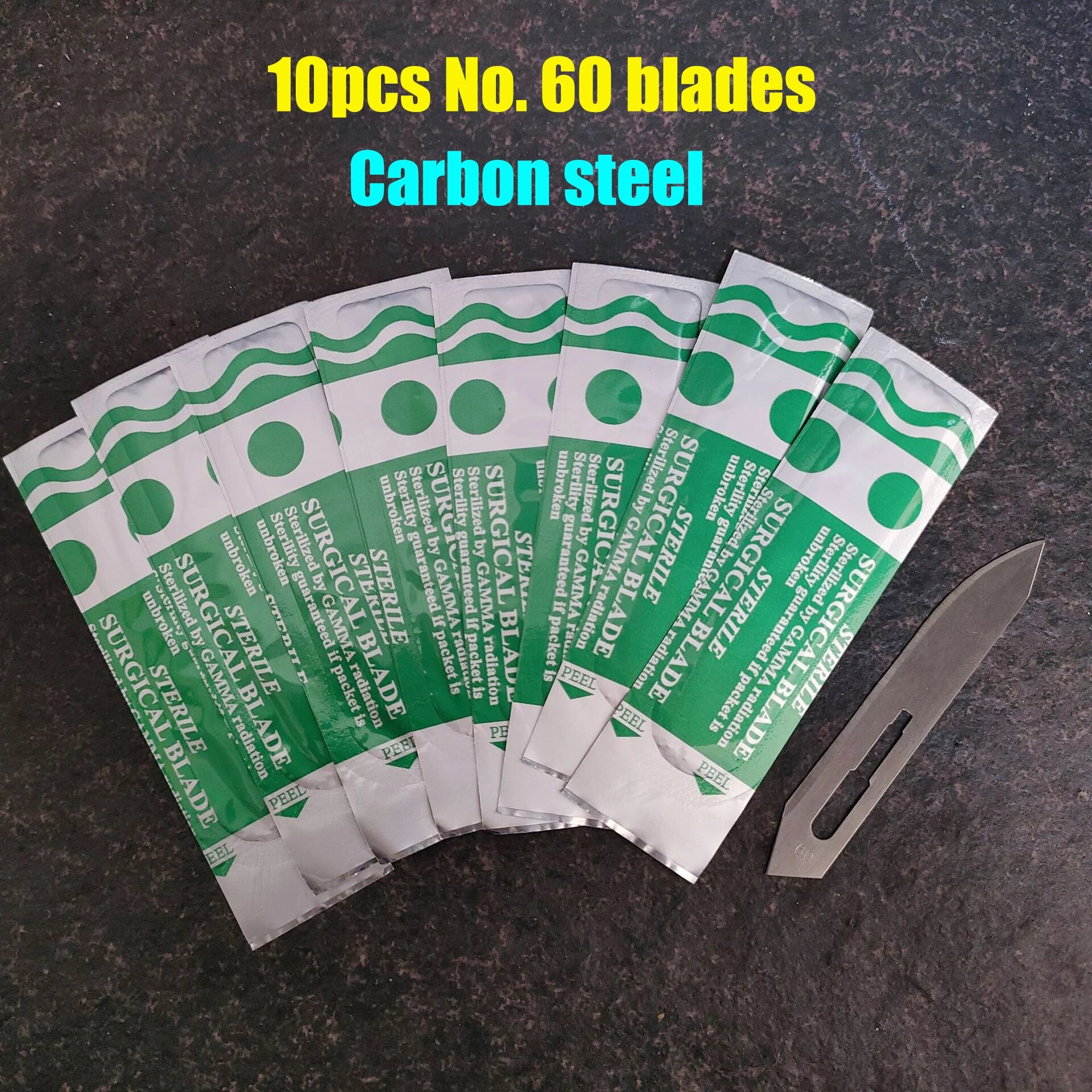 Лезвия для инструмента YESISOK (набор) Carbon steel 60