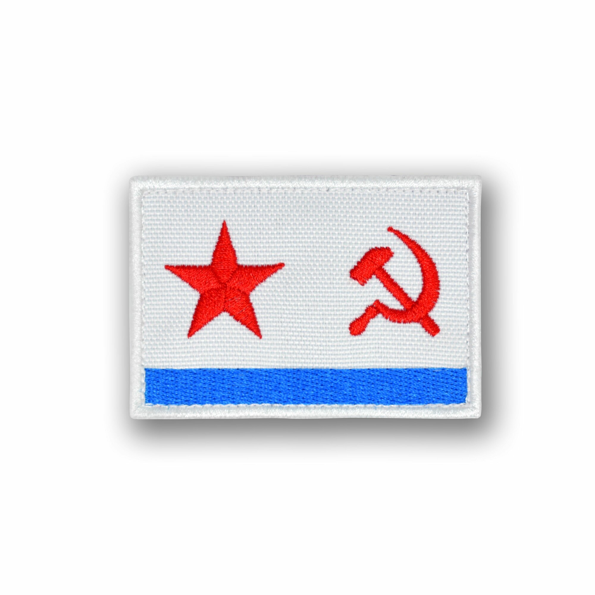 Шеврон "Флаг ВМФ СССР", на липучке, 75х50мм