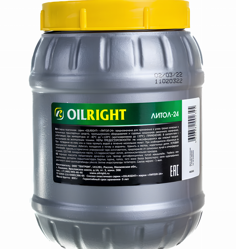 Смазка Литол-24 0,8кг 6003 (OILRIGHT)