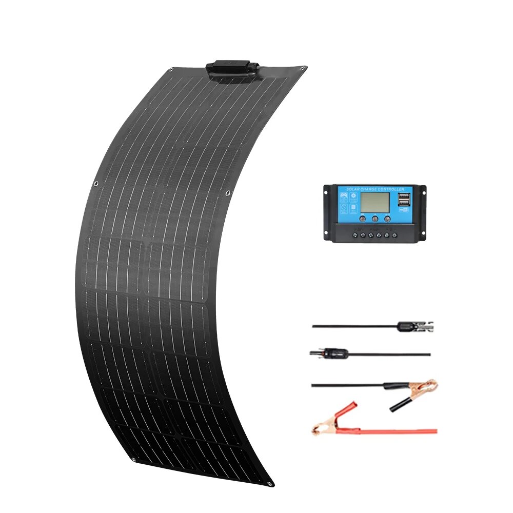 Гибкая солнечная панель 50 Вт 12 В 12V 50W Solar kit