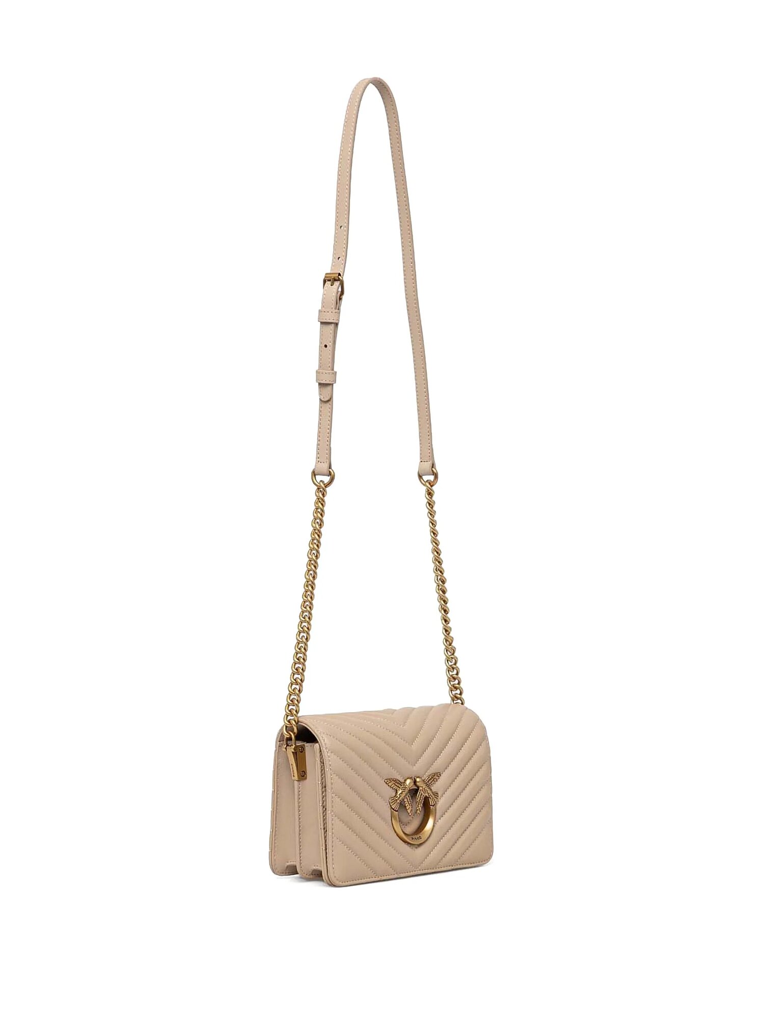Сумка Pinko Love Click, brown — фото 1