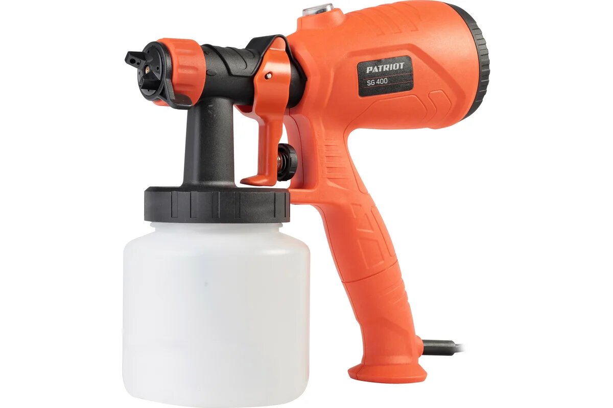 Краскопульт PATRIOT "SG 400" 170303400, безвоздушный, регулировка интенсивности, 400 Вт