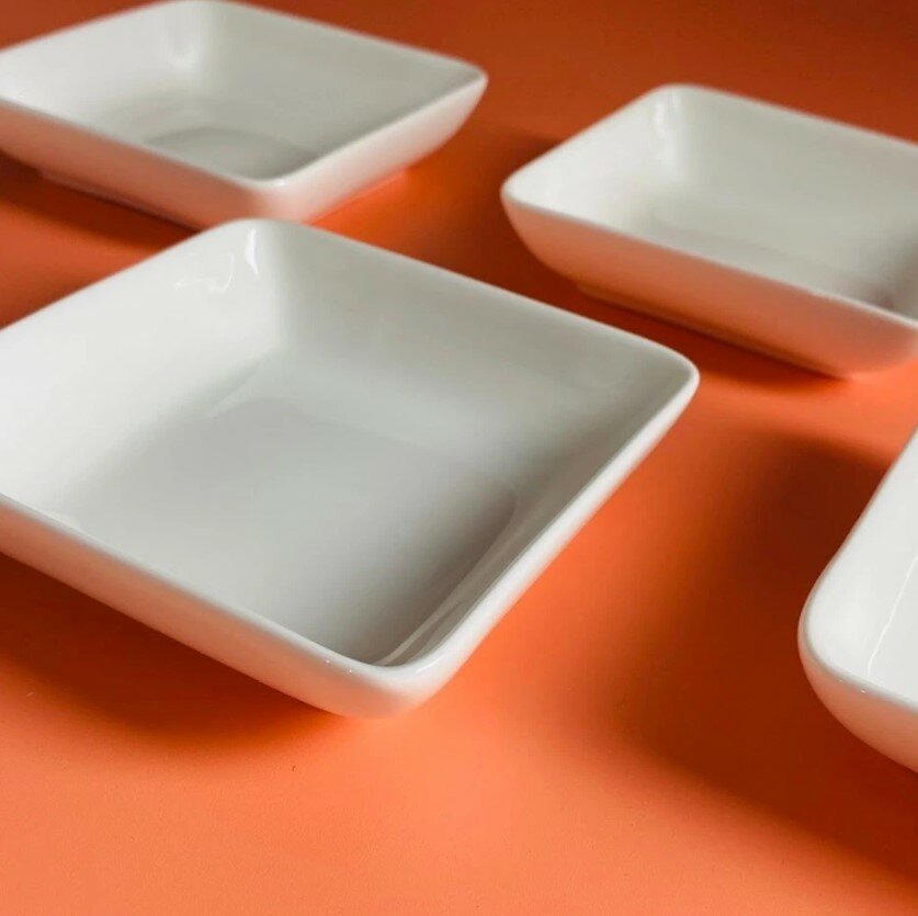 Набор из 6 квадратных блюд 14см романо Фарфор 305-154 118-305-154