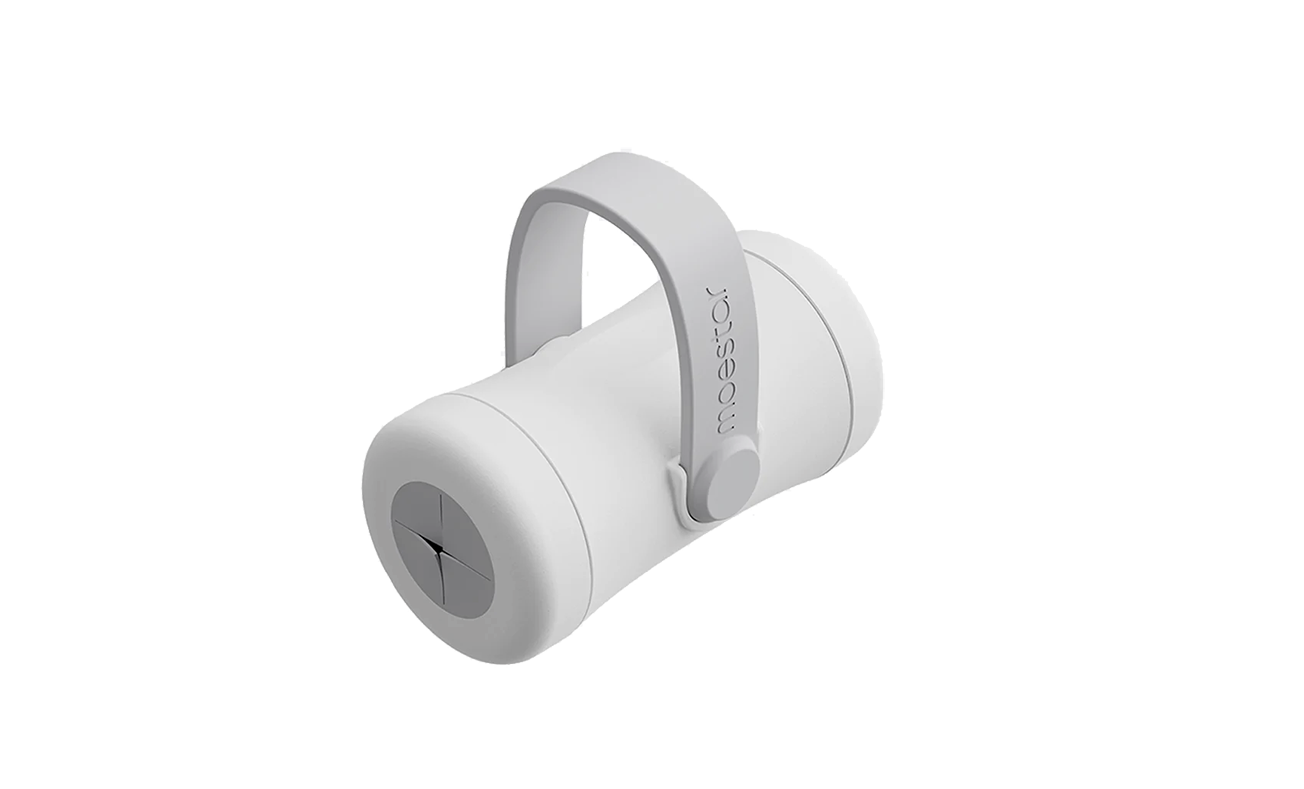 Холдер для пакетов с ручкой Moestar Dog Poop Bag Holder, белый