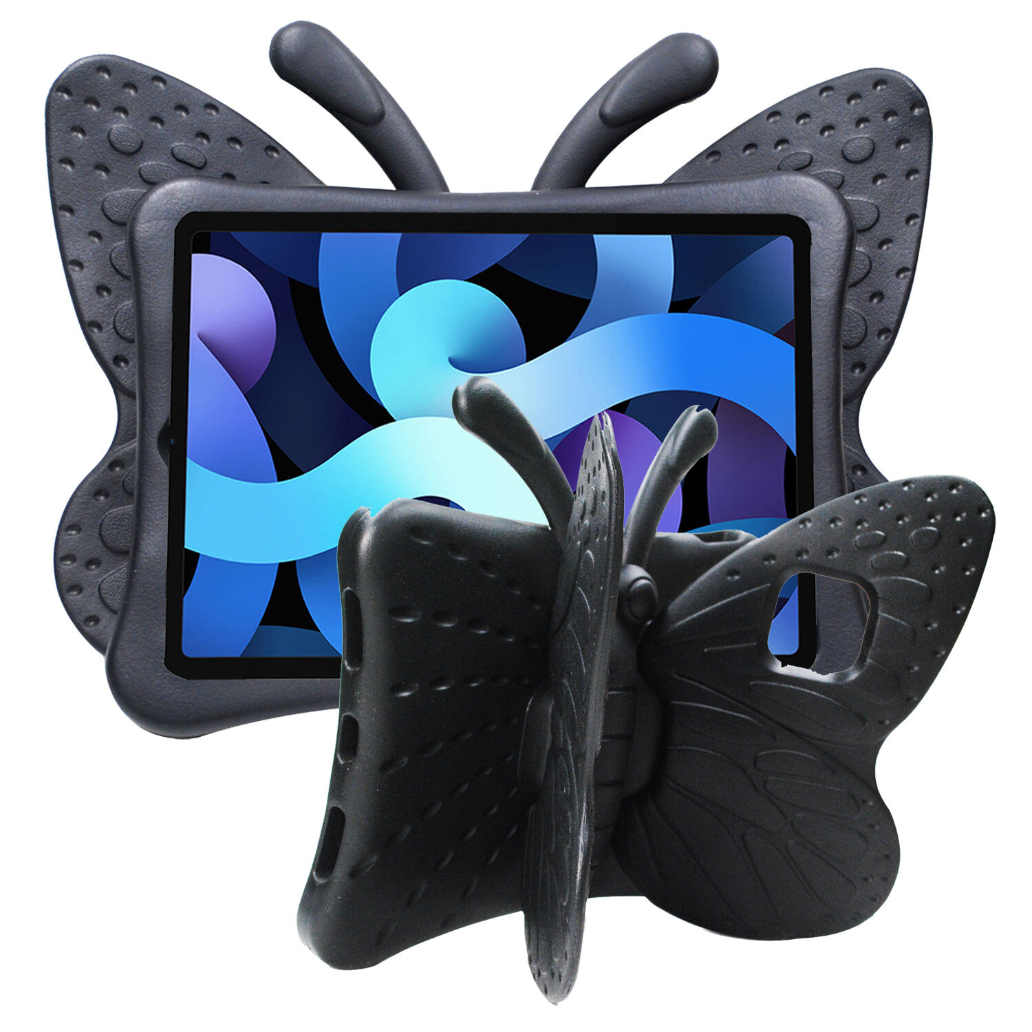Чехол Big Butterfly, для iPad Mini 6, защита от падения, черный