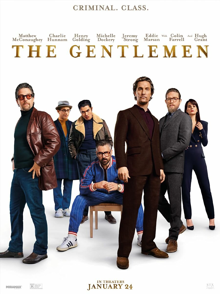 Постер для интерьера на стену (40х50 см). Кино Джентльмены (The Gentlemen)