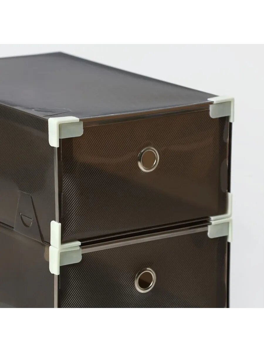 Комплект коробок для обуви с выдвижными ящиками