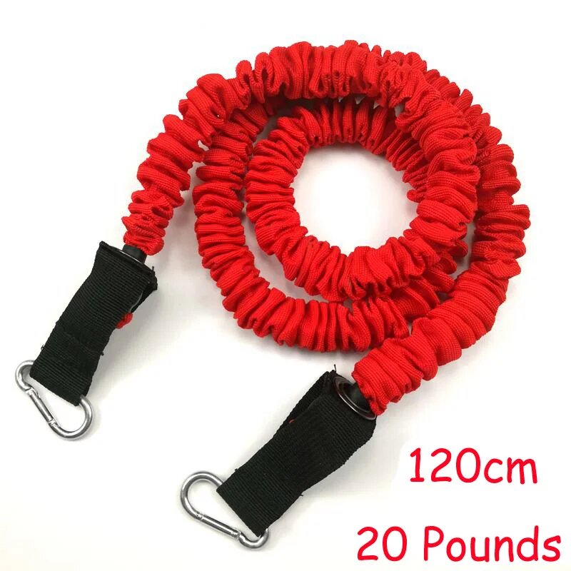 Латексный эспандер 120 см Красный, 20lbs rope