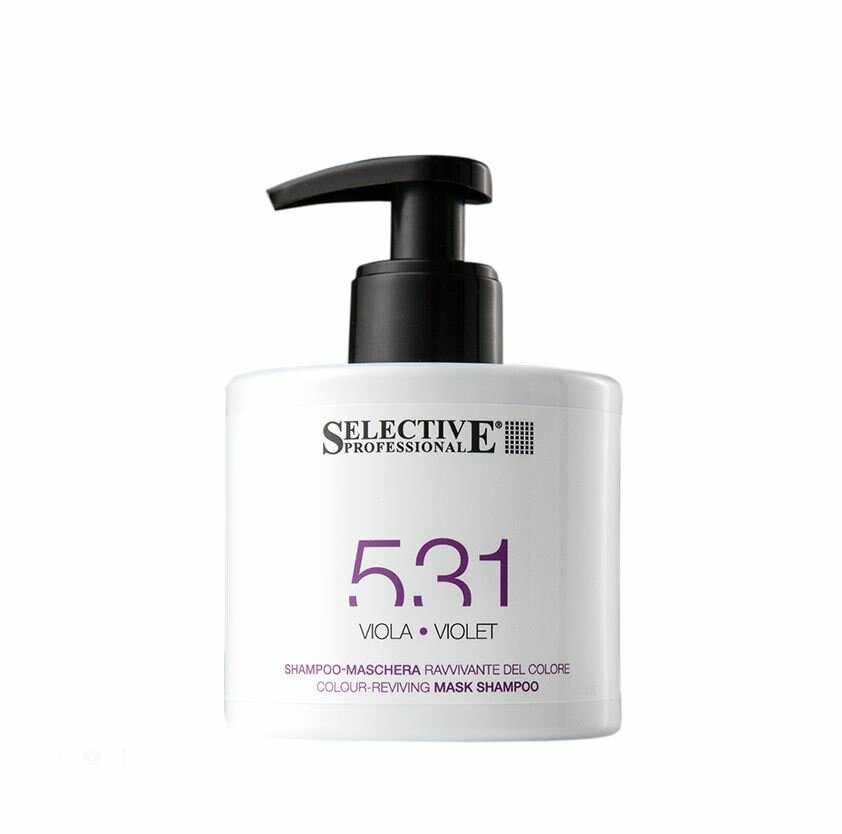 Оттеночный шампунь Selective Professional 531 Violet, фиолетовый, против желтизны, для светлых и седых волос, 275 мл