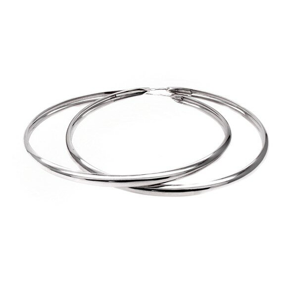 Серьги конго, серебро, 925 проба