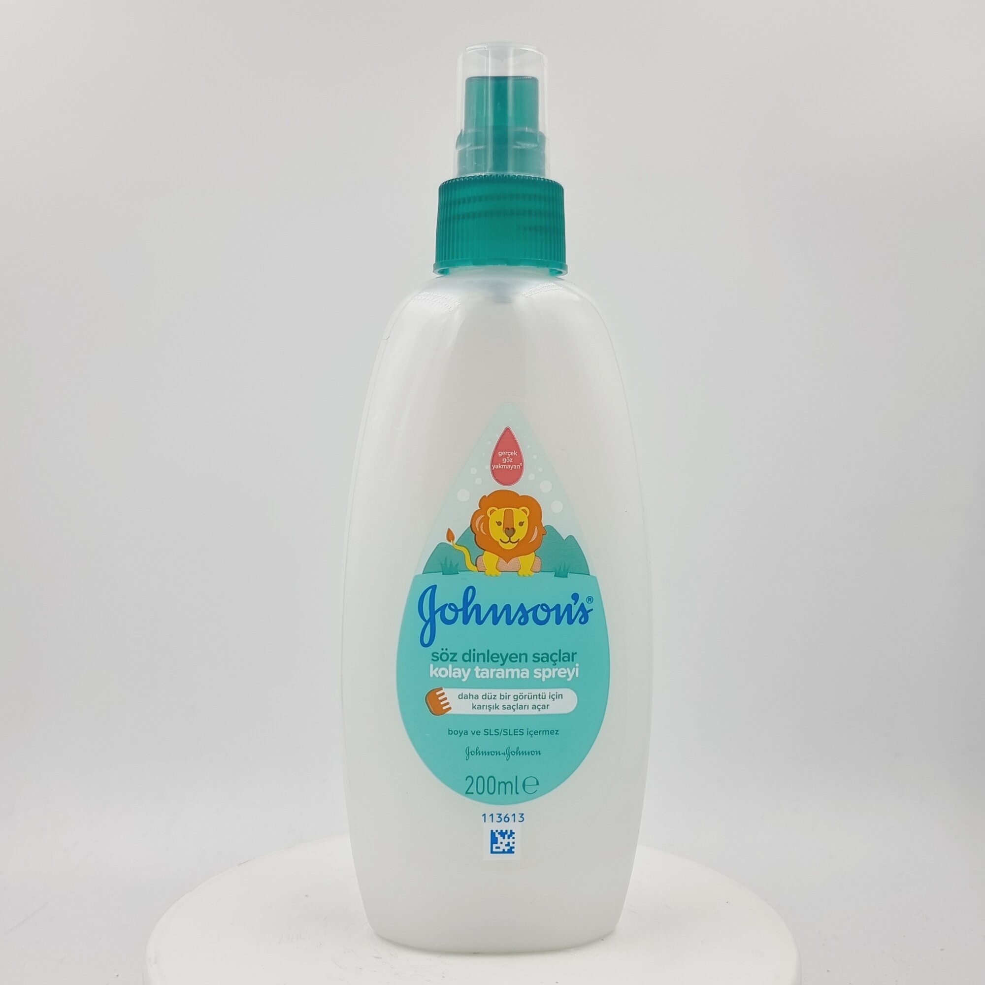 Кондиционер-спрей для волос детский Natusan by Johnson's без слез 200 мл (из Финляндии)