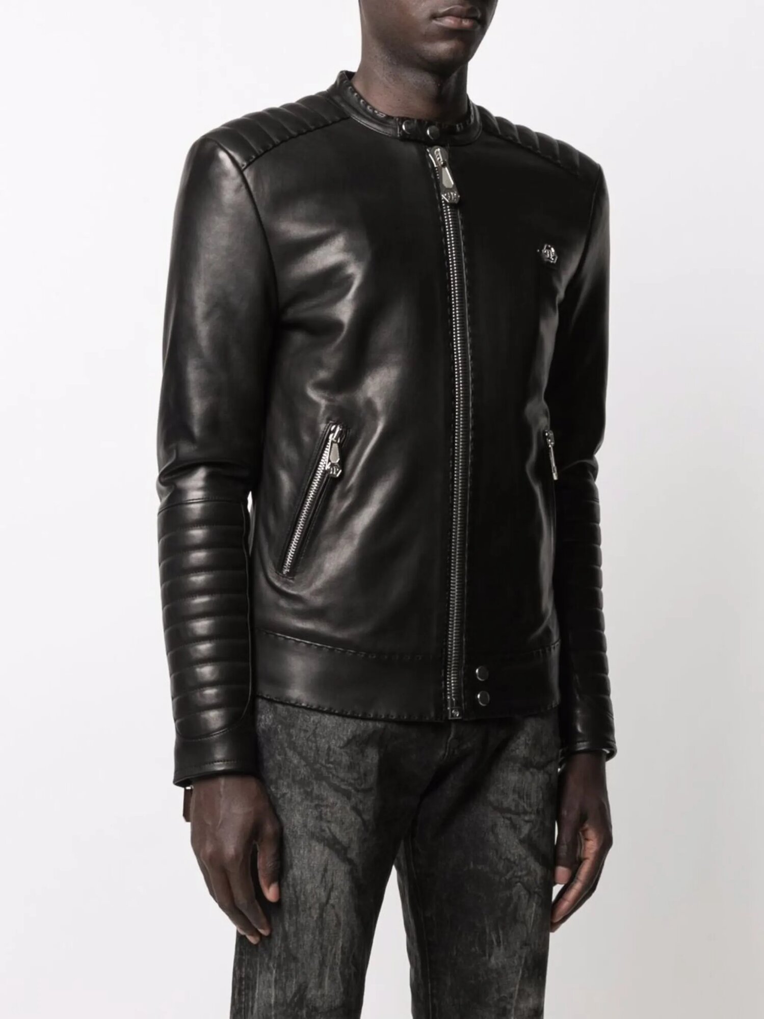 Куртка PHILIPP PLEIN Iconic Plein, размер 46, black/black — фото 1