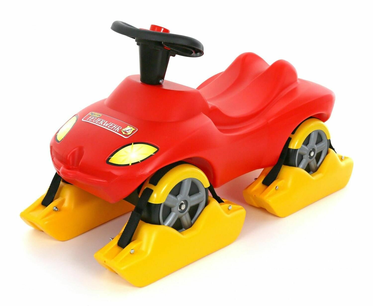 Толокар Полесье автомобиль "Пожарная команда" со звуковым сигналом, многофункциональный, Wader (44594)