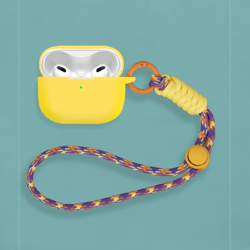 Чехол для AirPods 3 с lanyard, желтый (Color: 10)