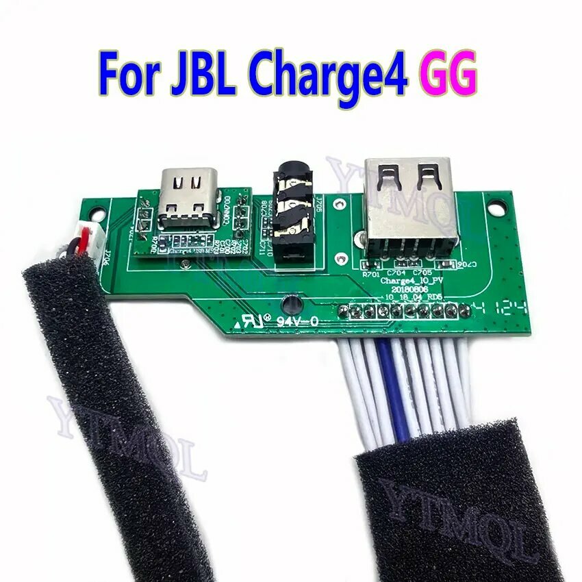 1 шт. для JBL charge 4 CHARGE4 GG, плата питания, разъем USB 2,0, аудиоразъем, Bluetooth-динамик, разъем USB-порта для зарядки типа C
