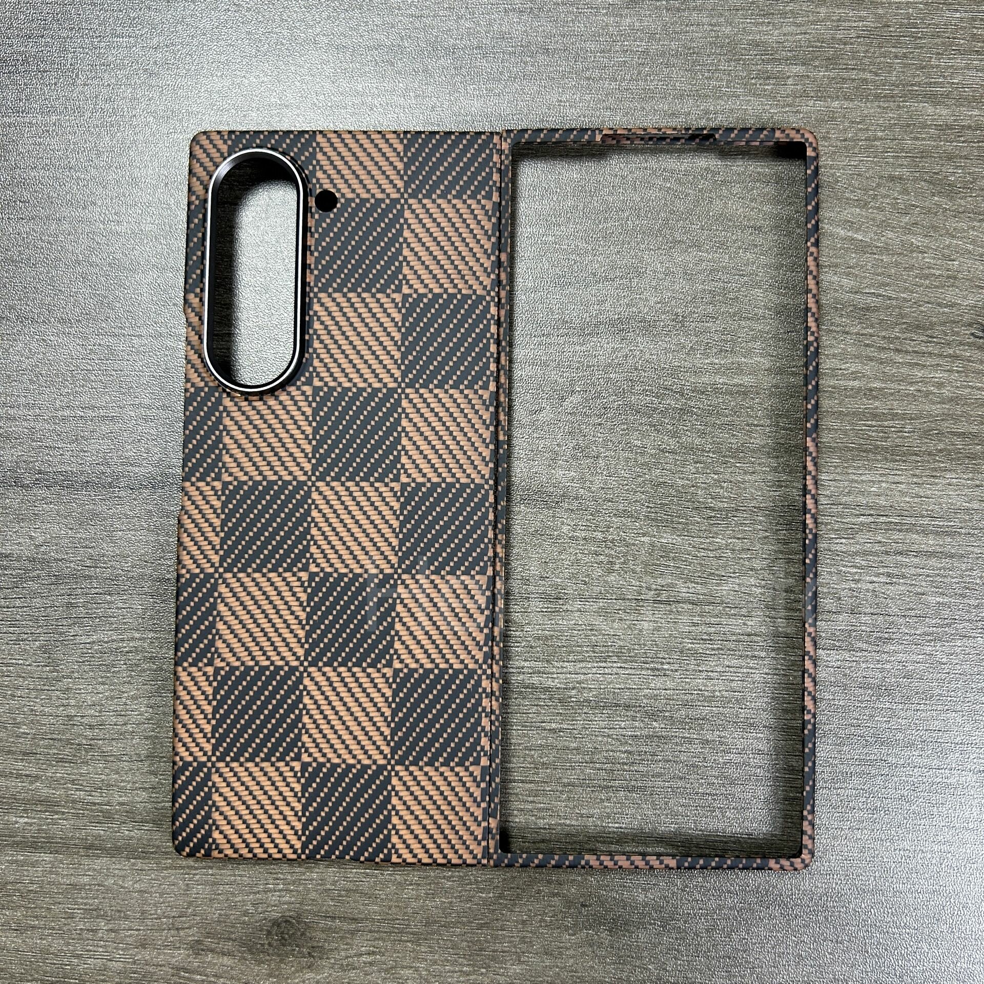 Кевларовый чехол Samsung Galaxy Z fold 6, чехол из углеродного волокна, Ультратонкий защитный чехол из настоящего углеродного волокна для Samsung Z Fold 6