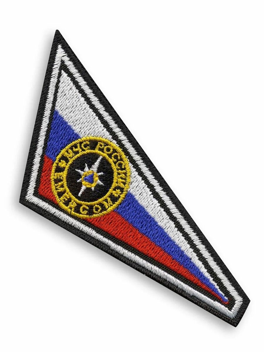 Нашивка уголок на берет МЧС России