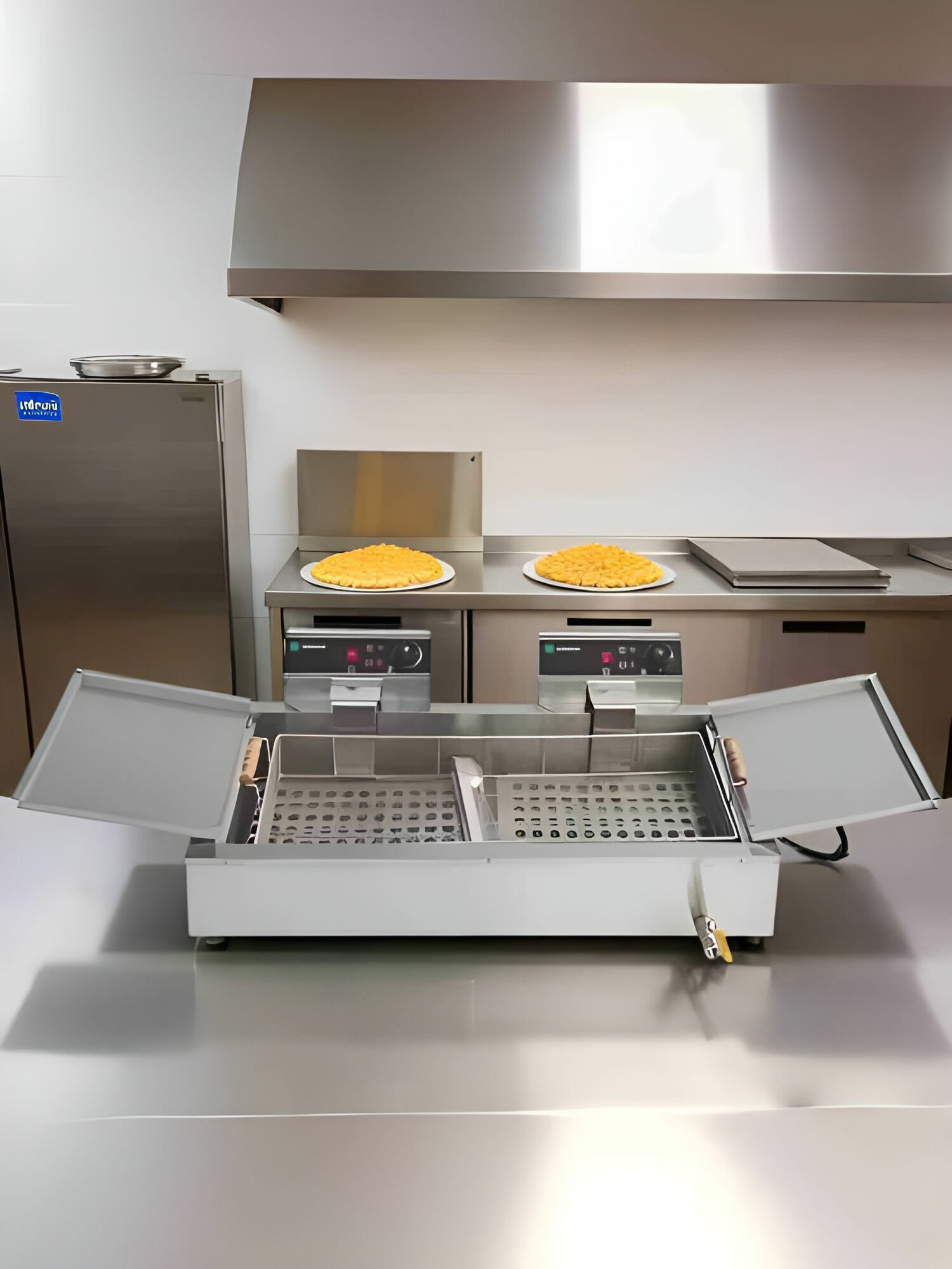 Чебуречница Hurakan HKN-EF26 настольная для ресторанов и кафе