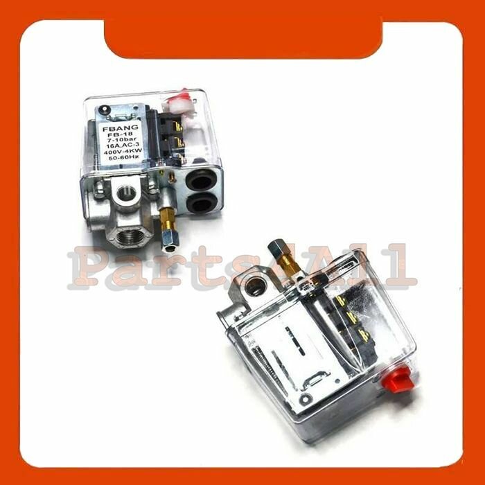 Автоматика компрессора 380В, 4 выхода, центр. 1/2, ост. 1/4