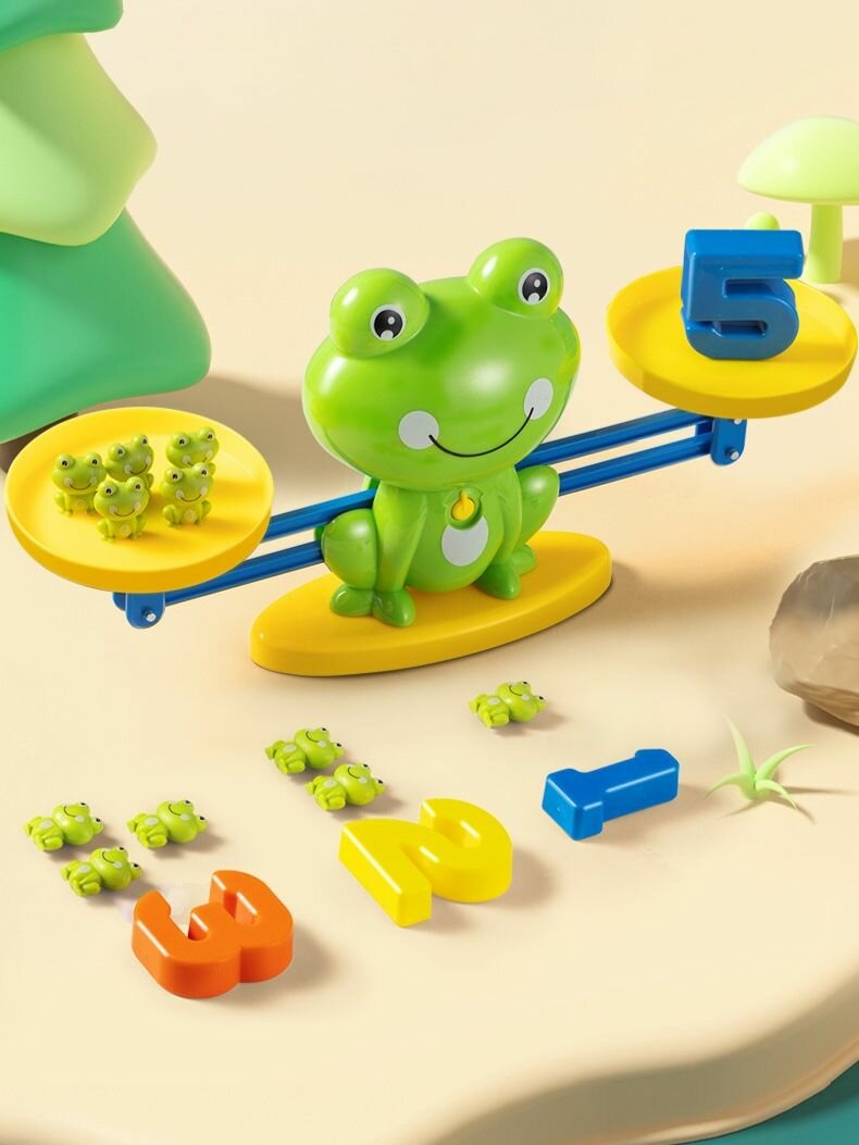 Детские развивающие игрушки для раннего развития Frog Balance от 3 до 6 лет