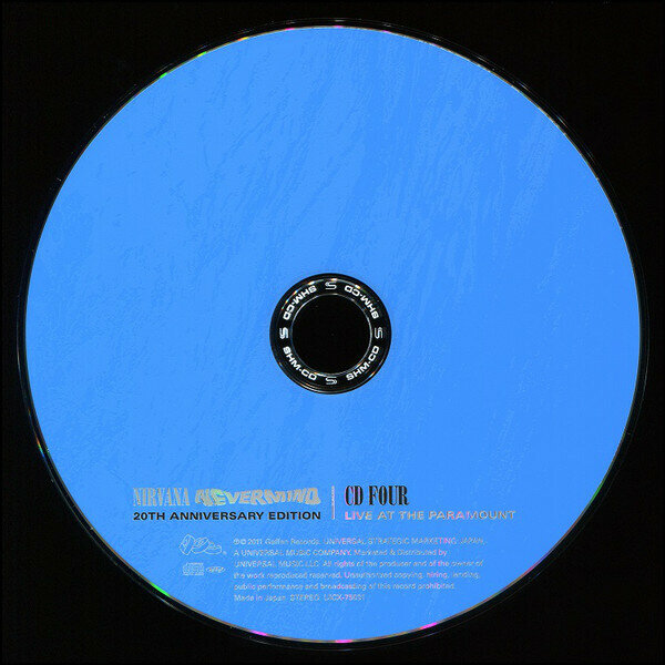 Nirvana. Nevermind (4SHM-CD+DVD, Редкий, Коллекционный, Box Set, 20th Anniversary Super Deluxe Edition, Japan, Geffen Records, UICY-75124, 2011) 4CD+DVD — фото 1