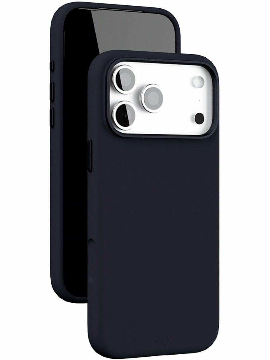 Чехол-накладка VLP Aster Pro Case with MagSafe для смартфона Apple iPhone 17 Pro Max, темно-синий