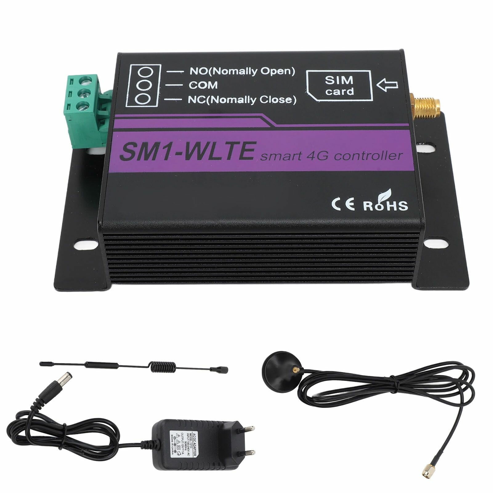 4G SMS контроллер управление воротами, сигнализация температуры влажности, SMS оповещения