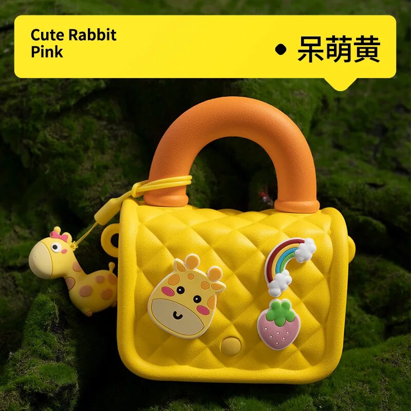 Детская сумка через плечо для мальчиков, милая дорожная сумка через плечо, сумки для мамы и ребенка для девочек, женские сумки, однотонный кошелек-мешок Желтый, Yellow