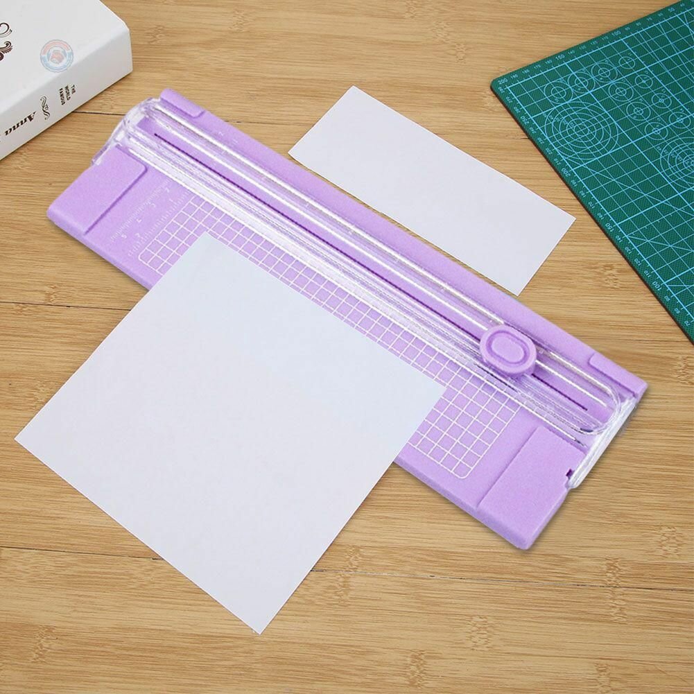 Двунаправленный резак для бумаги A4 с точной шкалой и удобной двусторонней резкой, острый нож для 3-5 листов, компактный и портативный