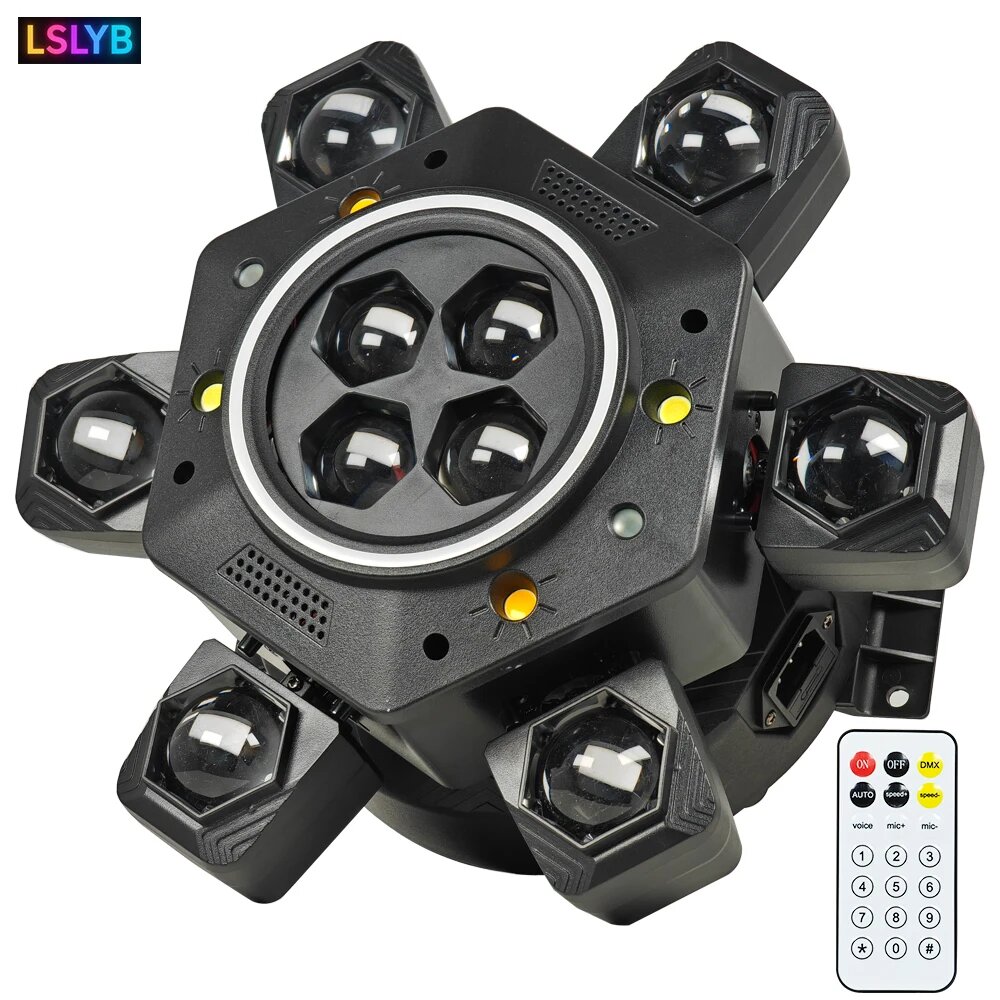 Профессиональный диско-лучевой светильник Bee Eye 180 Вт DMX512 RGBW EU Plug