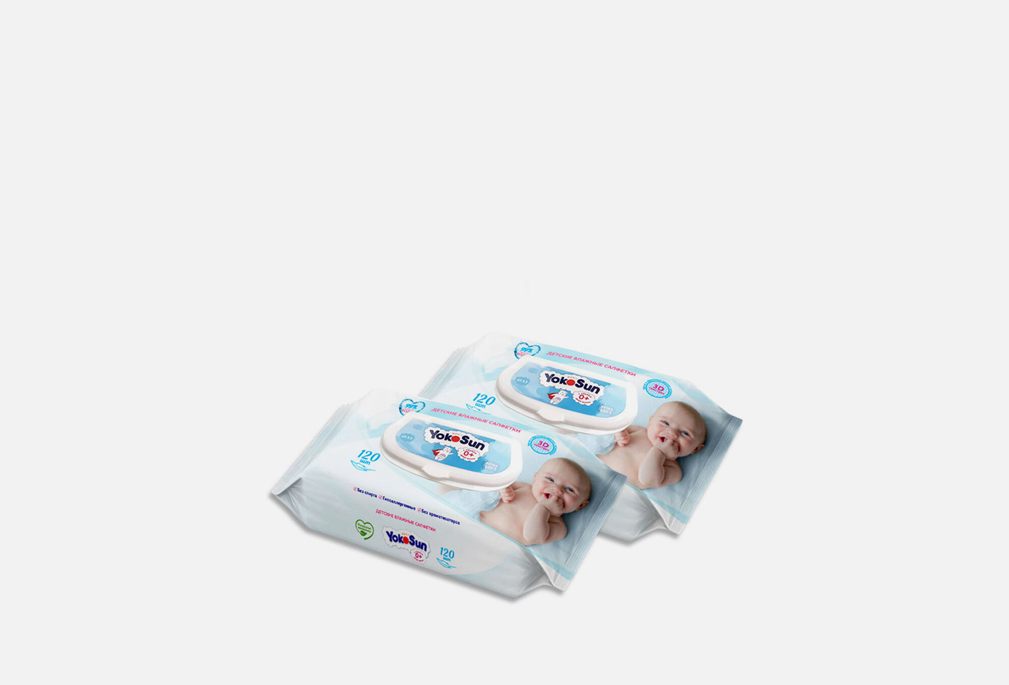 Детские влажные салфетки YOKOSUN Megabox