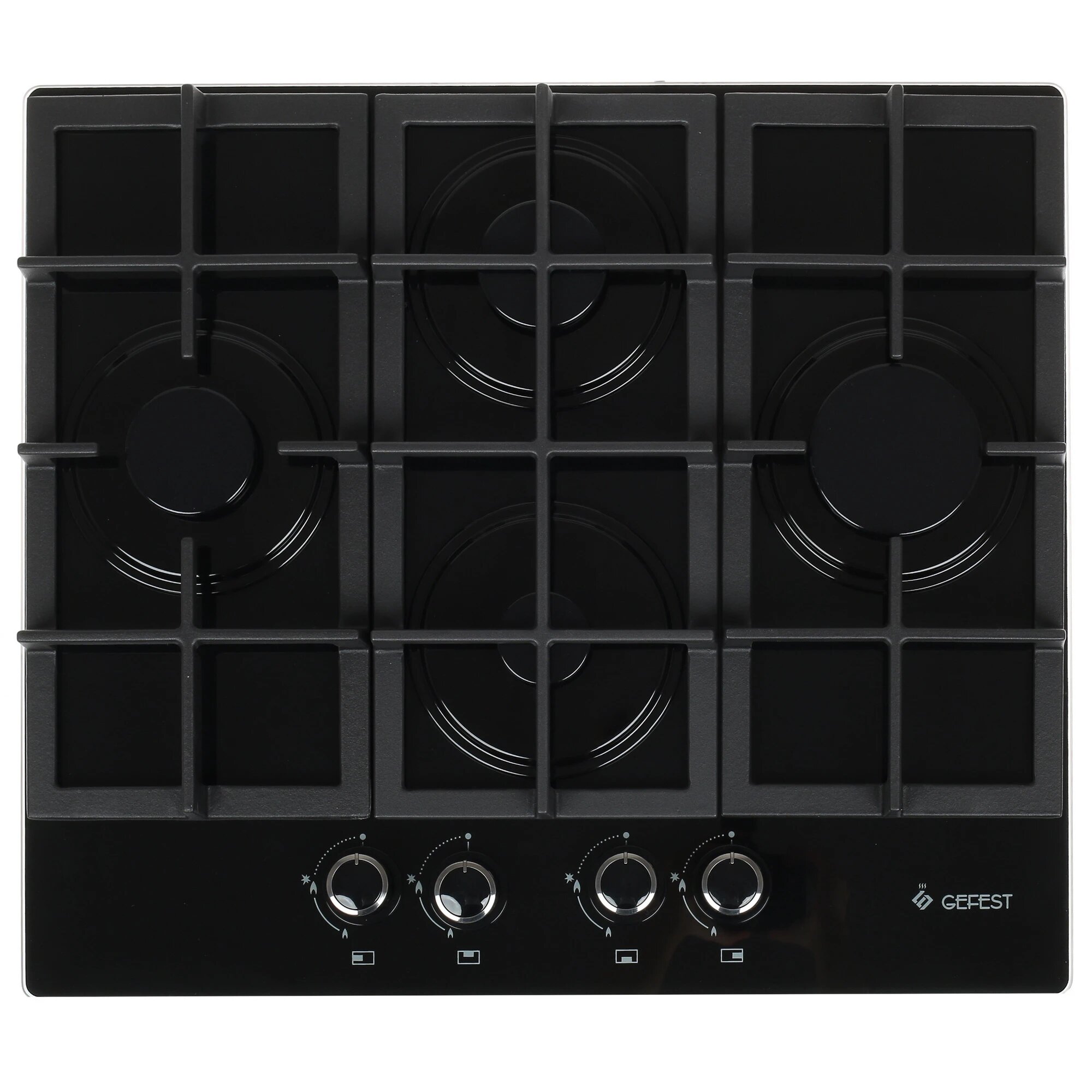 Встраиваемая варочная поверхность Gefest ПВГ 2231 К3 газовая, черный
