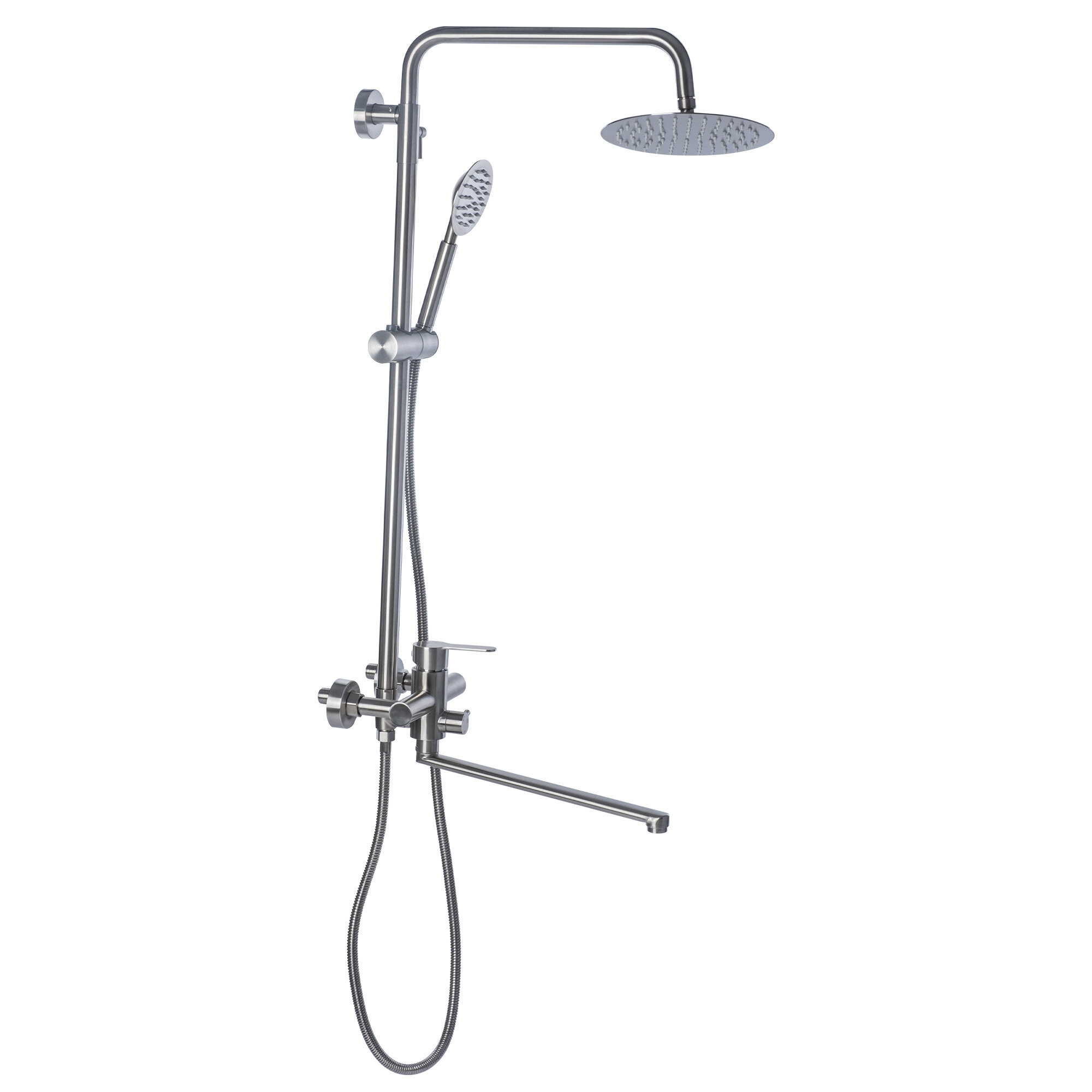 Система душевая с тропическим душем SUS2000MSt_Car для ванной комнаты