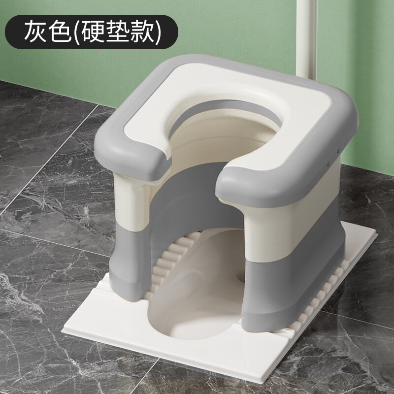 Домашний туалет для приседаний, переоборудованный в сидячий туалет, переносной туалет для взрослых, приспособление для приседаний для пожилых людей и беременных женщин, стул для приседаний.