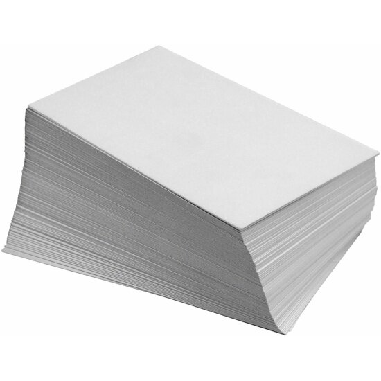 Бумага газетная Staff большого формата А3, 43-47 г/м2, 2500 л, для офиса, дома и творчества , 116645