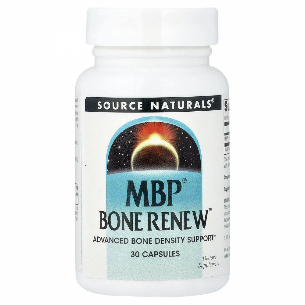 Source Naturals, MBP®, Bone Renew™, 40 мг, 30 капсул