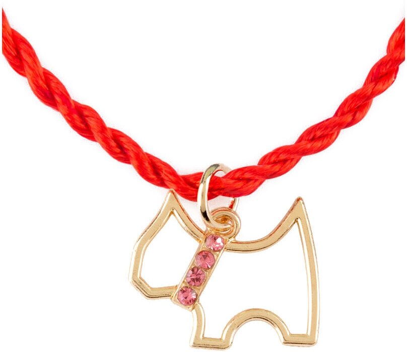 Giftman Браслет Красная нить №1 Дружок 73112 - талисман дружбы и удачи на запястье