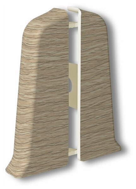 Торцевая заглушка для плинтуса DECONIKA 55мм - 213 Дуб северный, 2шт