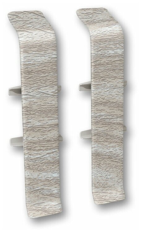 Соединитель для плинтуса DECONIKA 70мм - 294 Орех антик, 2шт