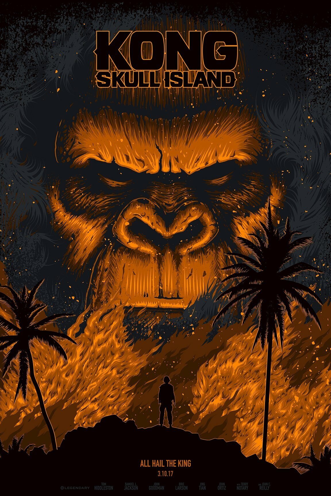 Постер / Плакат / Картина Конг: Остров черепа - Восстание 40х50 см в подарочном тубусе