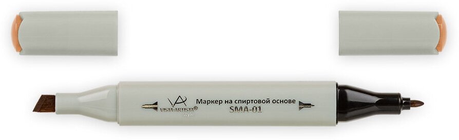 Маркер "VISTA-ARTISTA" Style на спиртовой основе SMA-01 0.7 мм - 7 мм перо круглое/скошенное J177 св. коричневый/Potato Brown
