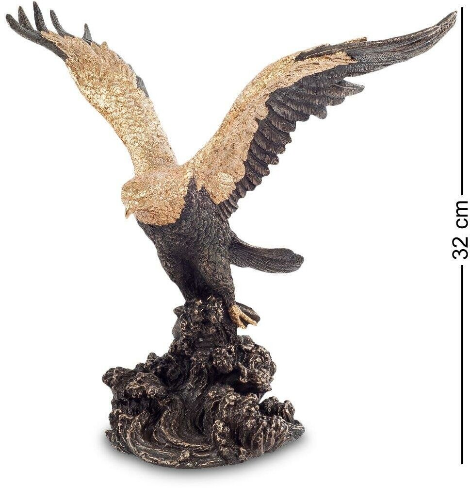 Статуэтка настольная Орел на охоте A2070574 Veronese, Полистоун