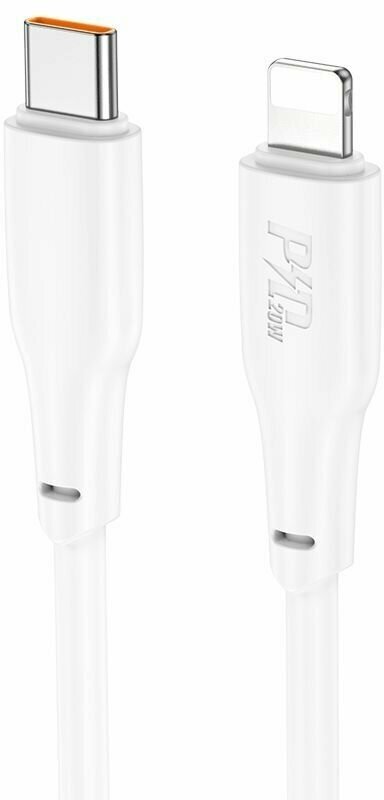 Кабель Hoco X93 USB-C to Apple Lightning 2m 3A White