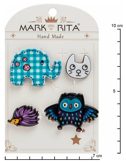 Комплект брошей