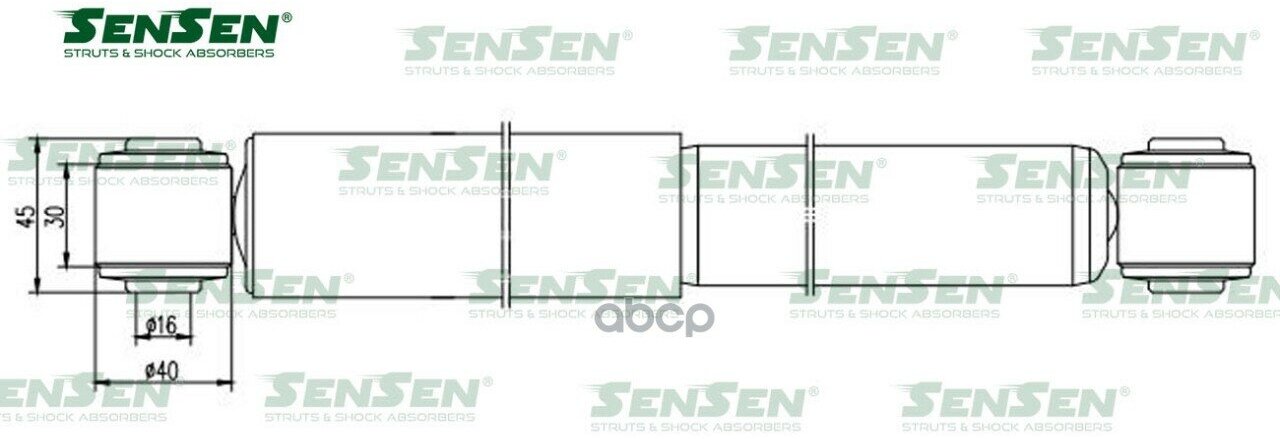 Sensen Амортизатор Задний Ford Focus Ii (2005-2011) Sensen арт. 12130407