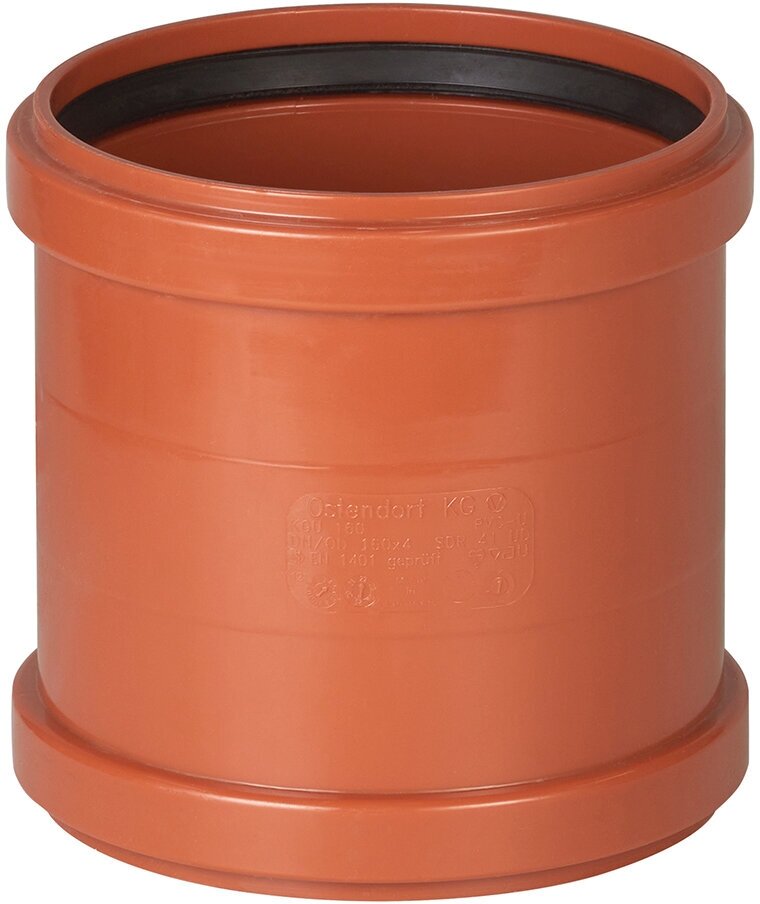 Муфта Ostendorf KGU d160 мм пластиковая надвижная для наружной канализации (222500)