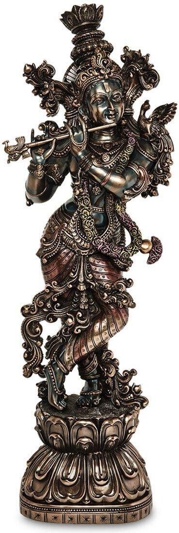 Статуэтка "Кришна" A2175751 Veronese, Полистоун, настольная.